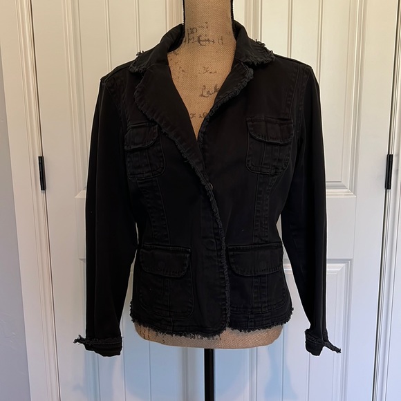 Live a Little | Jackets & Coats | Live A Little Black Denim Jacket ...